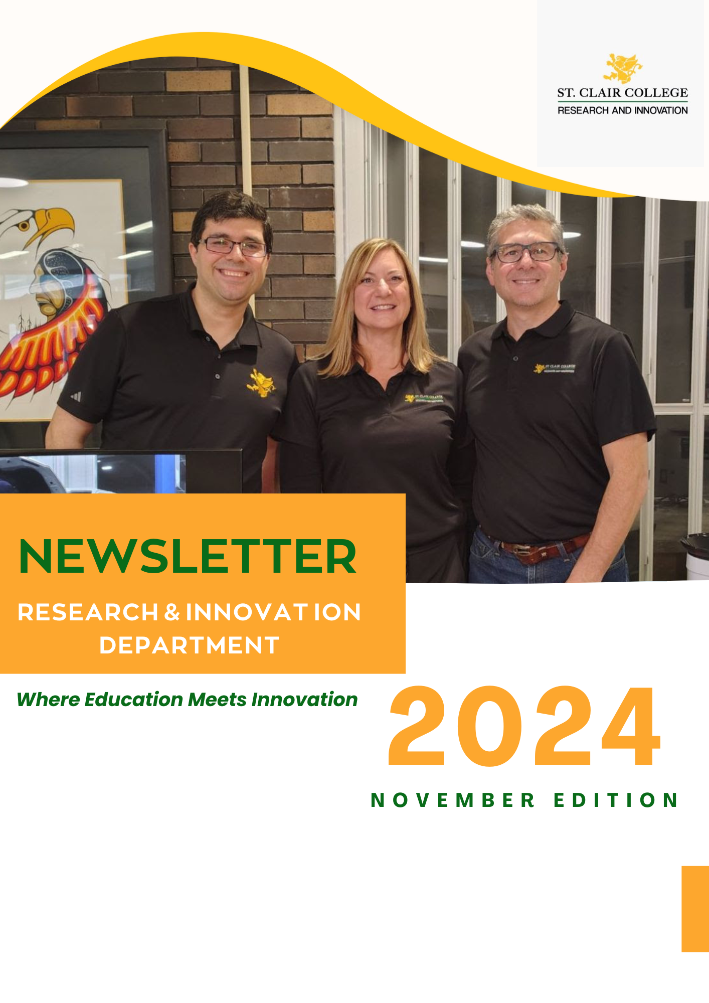 St. Clair College Research & Innovation Newsletter – November 2024 Edition – St. Clair College ...